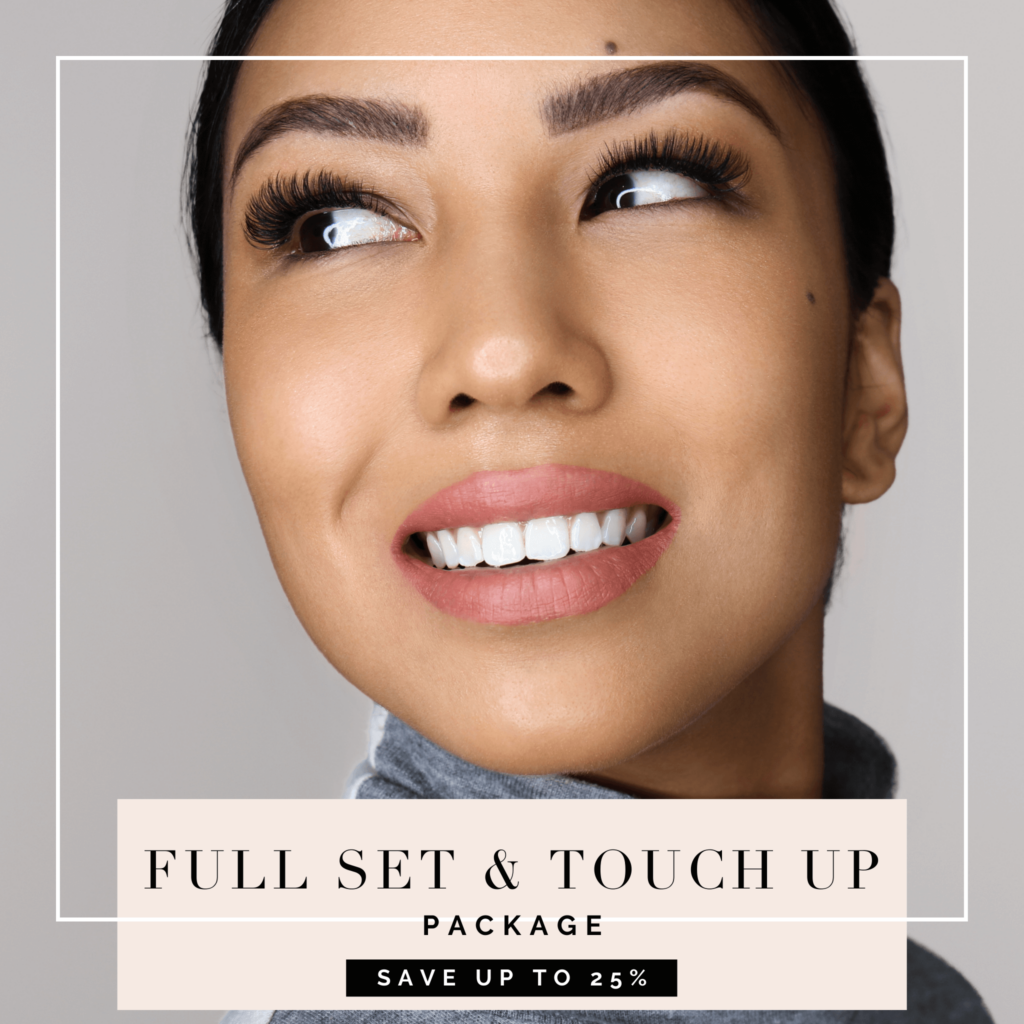 Full Set + Touch Up(s) Package - Winks Eyelash Boutique